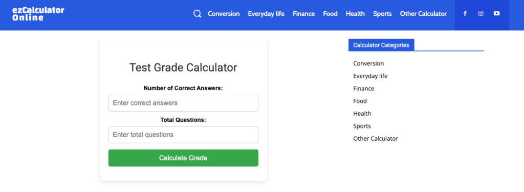 Test Grade Calculator – Easily Calculate Your Final Grade