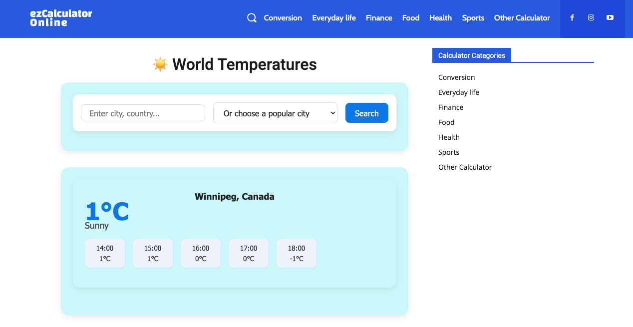 Track Real-Time Global Weather and Temperature with Ease