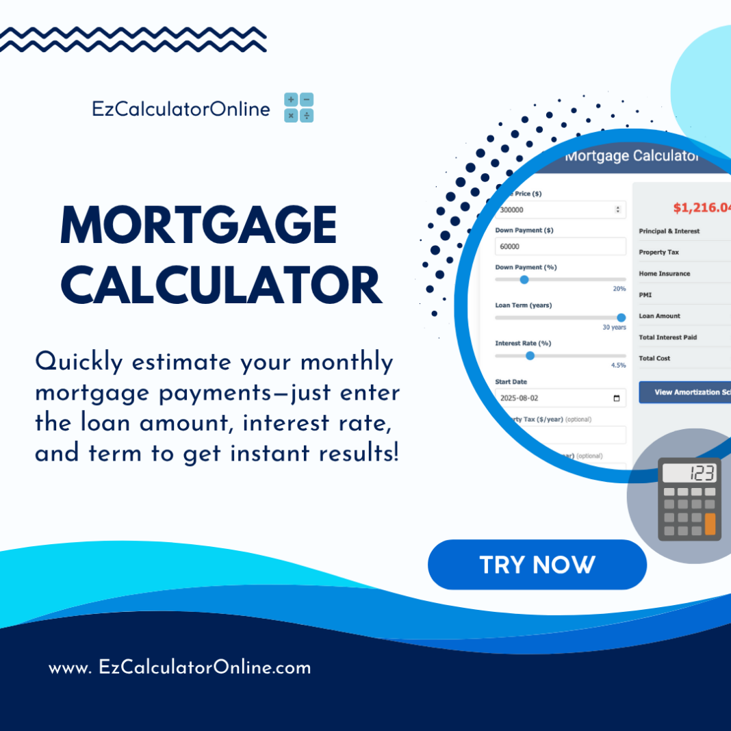 Mortgage Calculator: Calculate Your Monthly Mortgage Payments with Ease