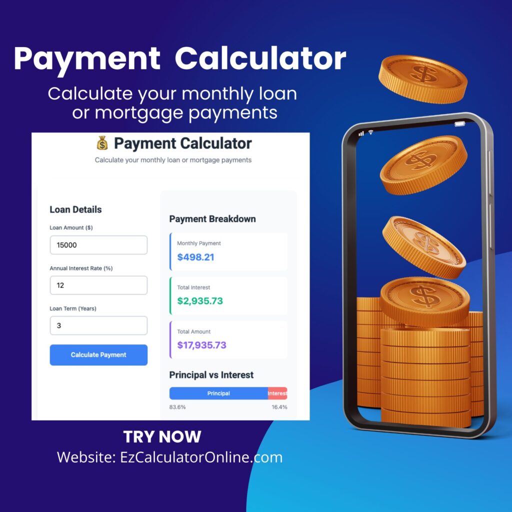 Payment Calculator – Estimate Your Monthly Payments Easily